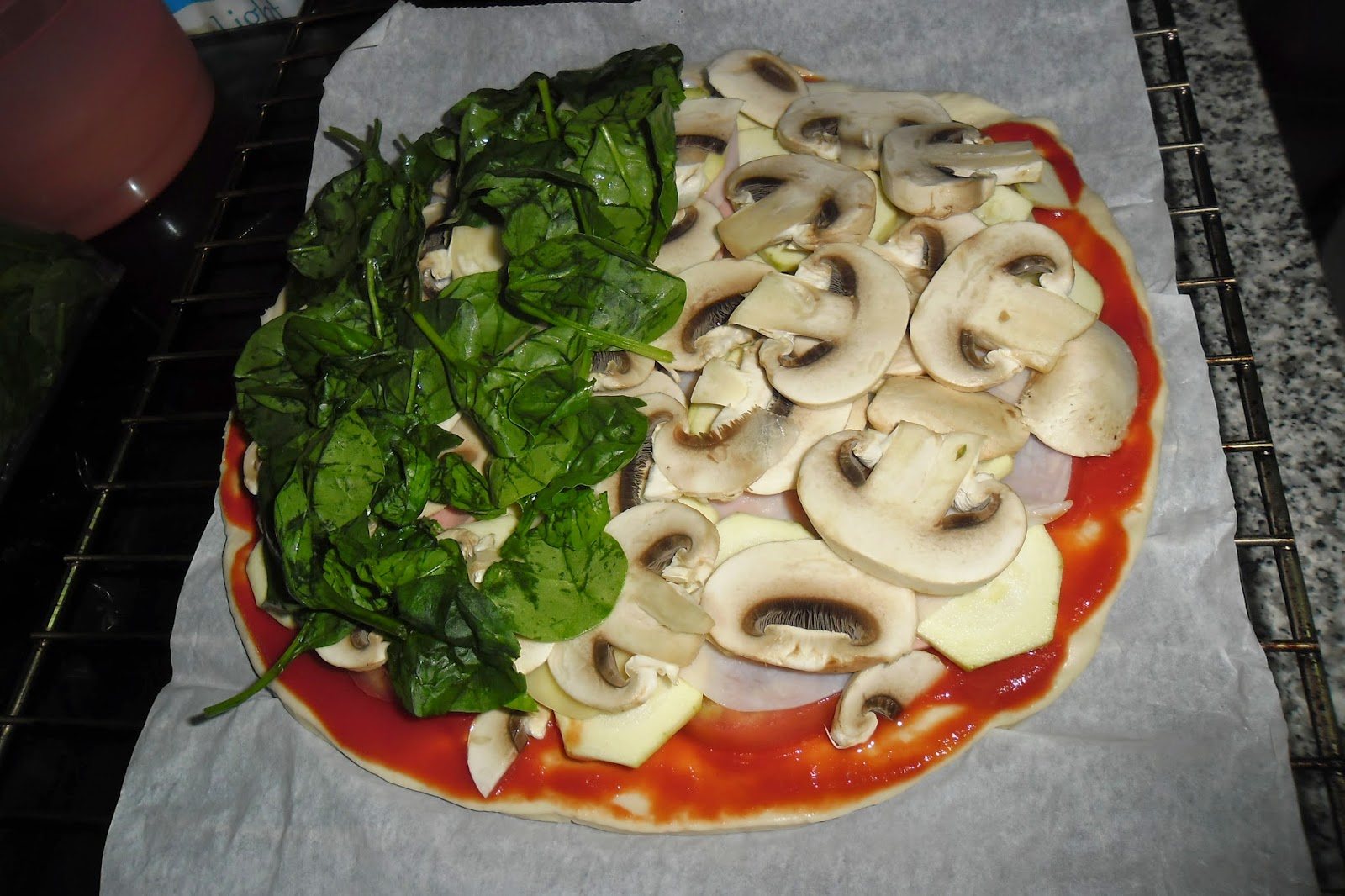 Pizza à metade